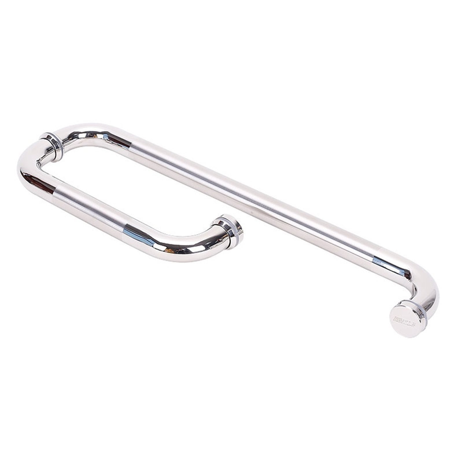 Shower Door Handle, Polishing Plating Glass Door Handrail Round Tube L ...
