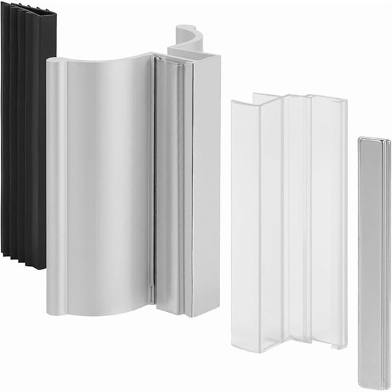 Shower Door Magnet 3Inch Chrome Frameless Shower Door Handle - Walmart.com