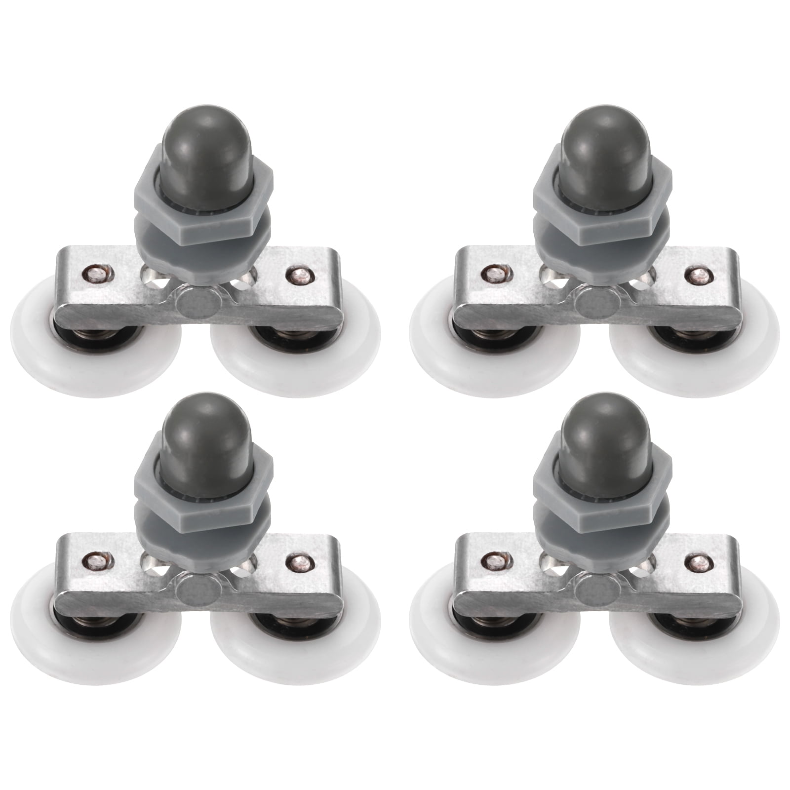 Shower Door Rollers 27mm/1.1", 4 Pack Bathroom Glass Door Runner Part ...