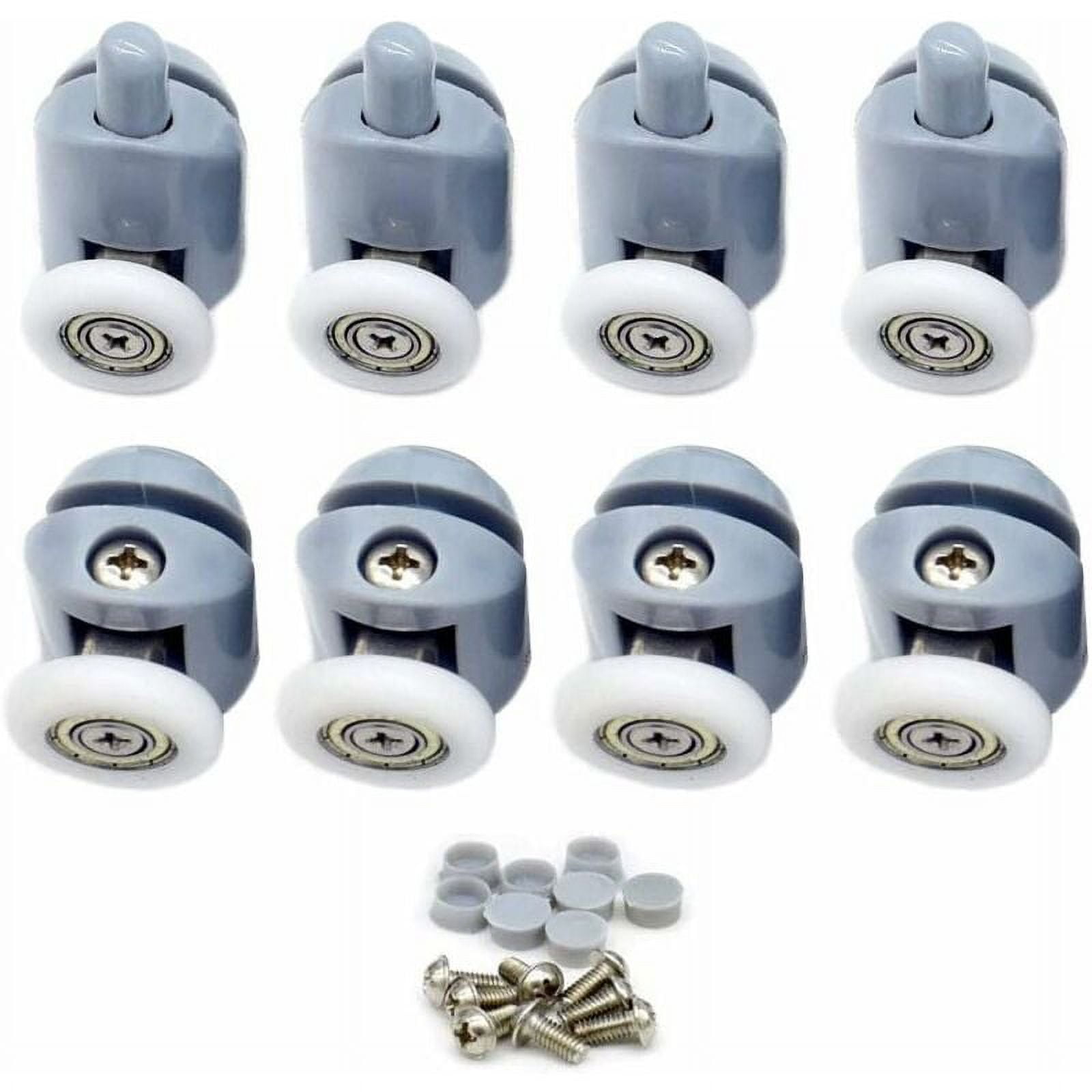 Shower Door Rollers, Spring Loaded Action for Smooth Movement, Curved ...
