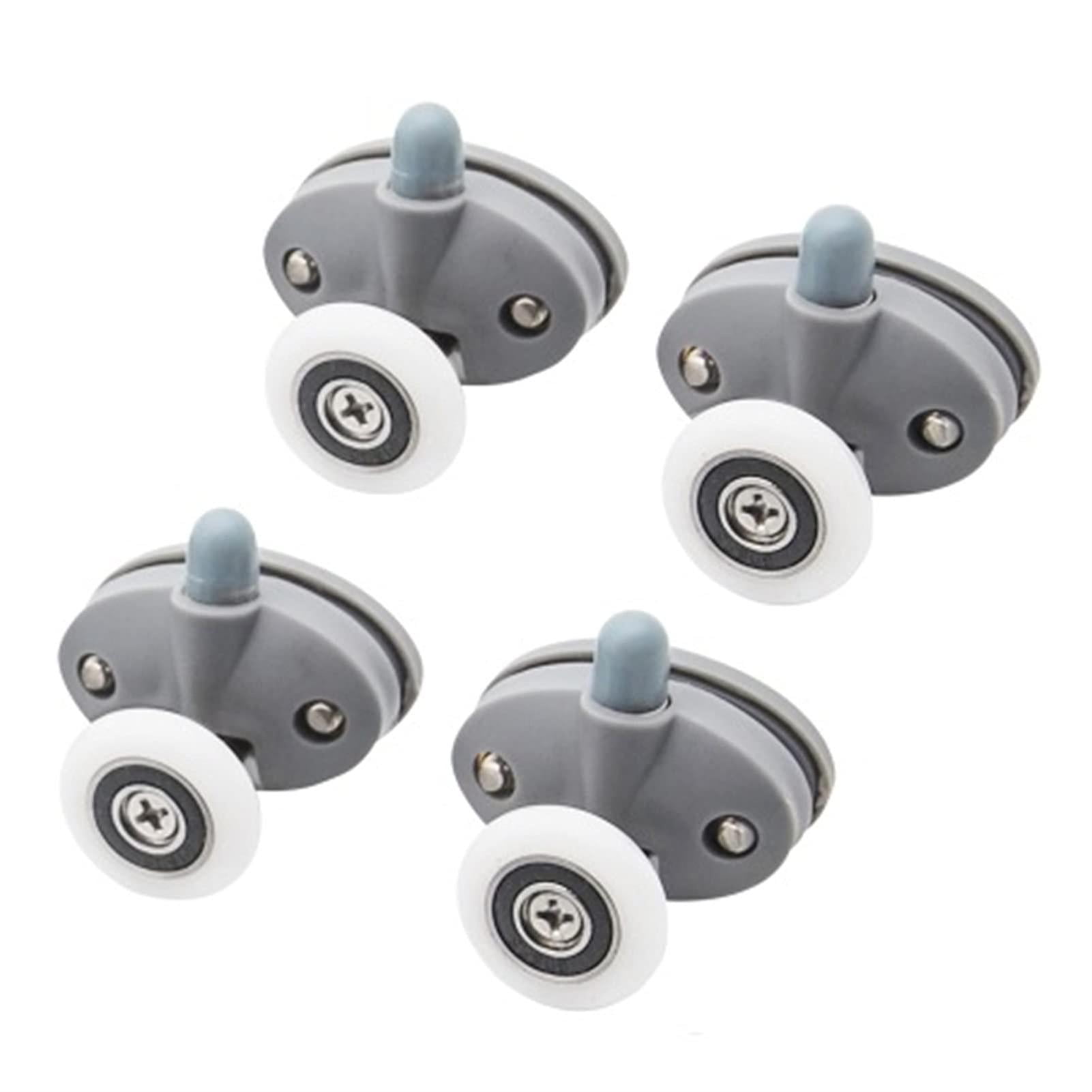 Shower Door Runner Wheels, Abs Plastic Pulleys Sliding Door Rollers For ...