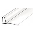 Shower Door Seal 95 Inch - Polycarbonate U Channel with Vinyl Fin for 3 ...