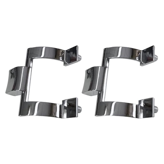 Shower Door Towel Bar Brackets - 2 Inch Hole Spacing - Framed Sliding ...