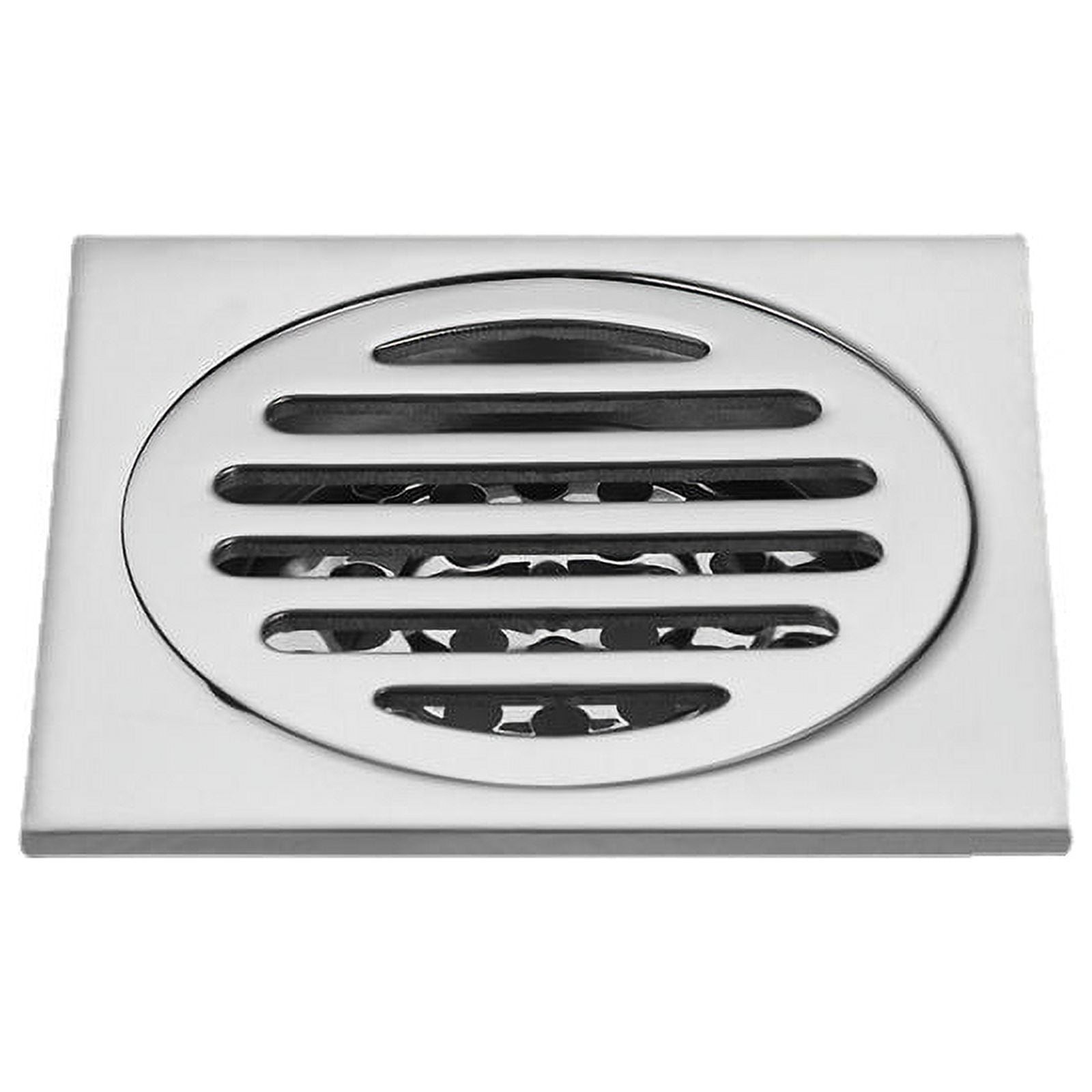 Shower Drain 4 Inch. Square Floor Waste Drain Solid Brass with ...