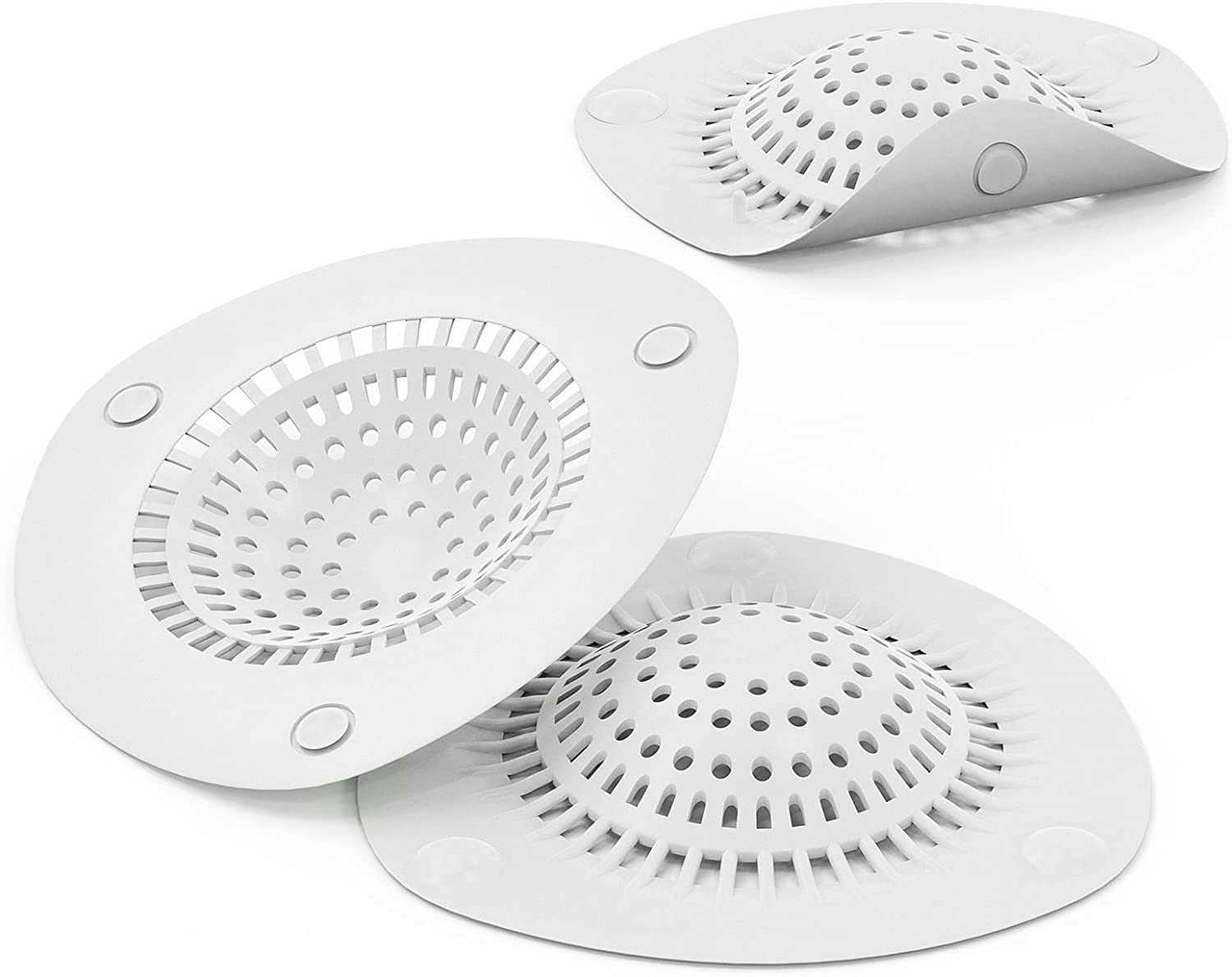 Shower Drain Cover Bathtub Hair Catcher Stopper Drain Strainers for ...