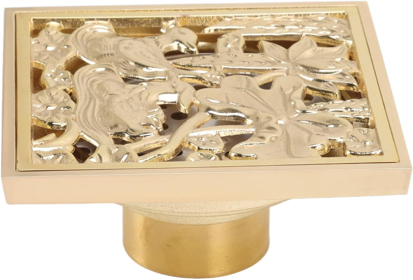 Shower Drain, Floor Drain Shallow Water Quadrate Copper Stainless Steel ...