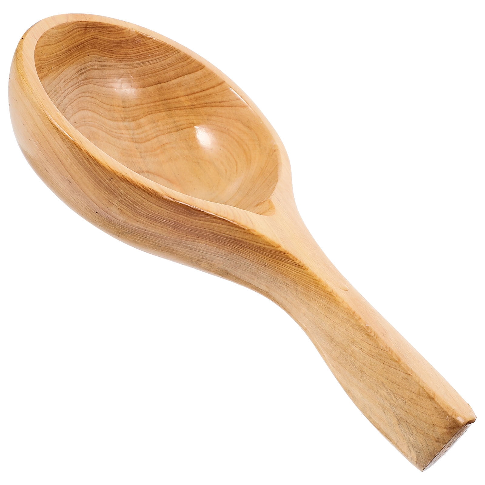 FELTECHELECTR Wooden Ladle Bathing Ladle Wood 1Pack 11.0X5.8In ...
