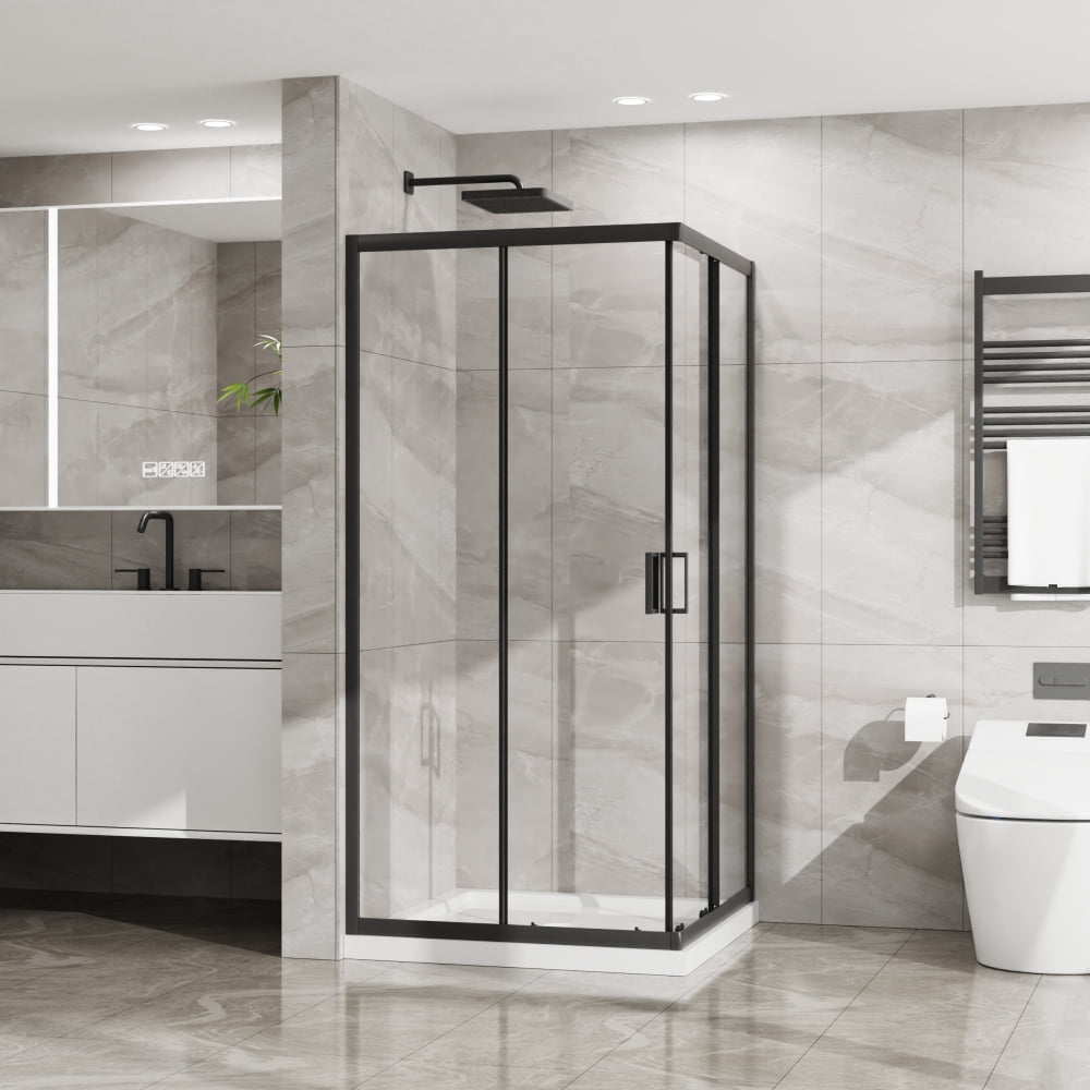 Shower Enclosure 36 in.D x 36 in. W x 72 in. H, Corner Shower Door with ...