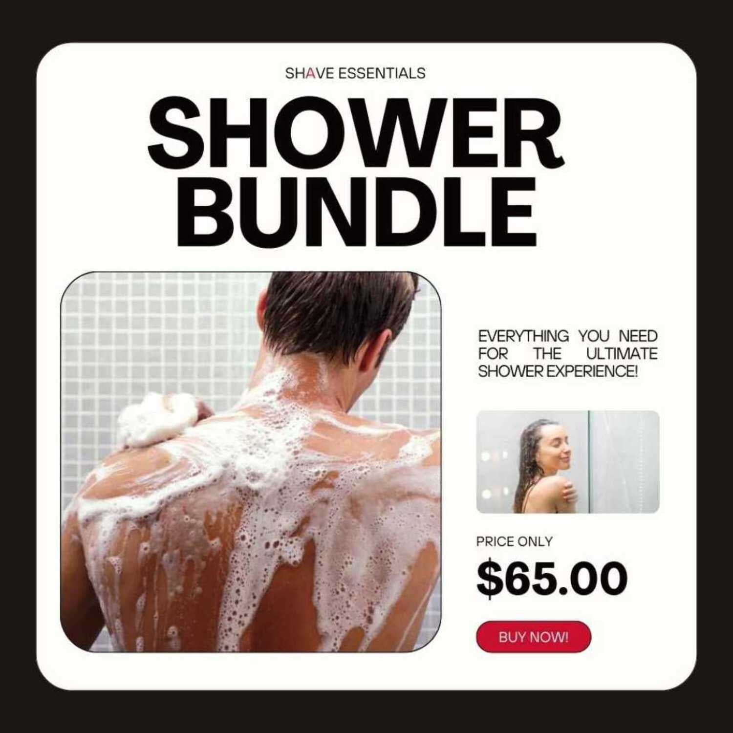Shower Essentials Bundle - Walmart.com