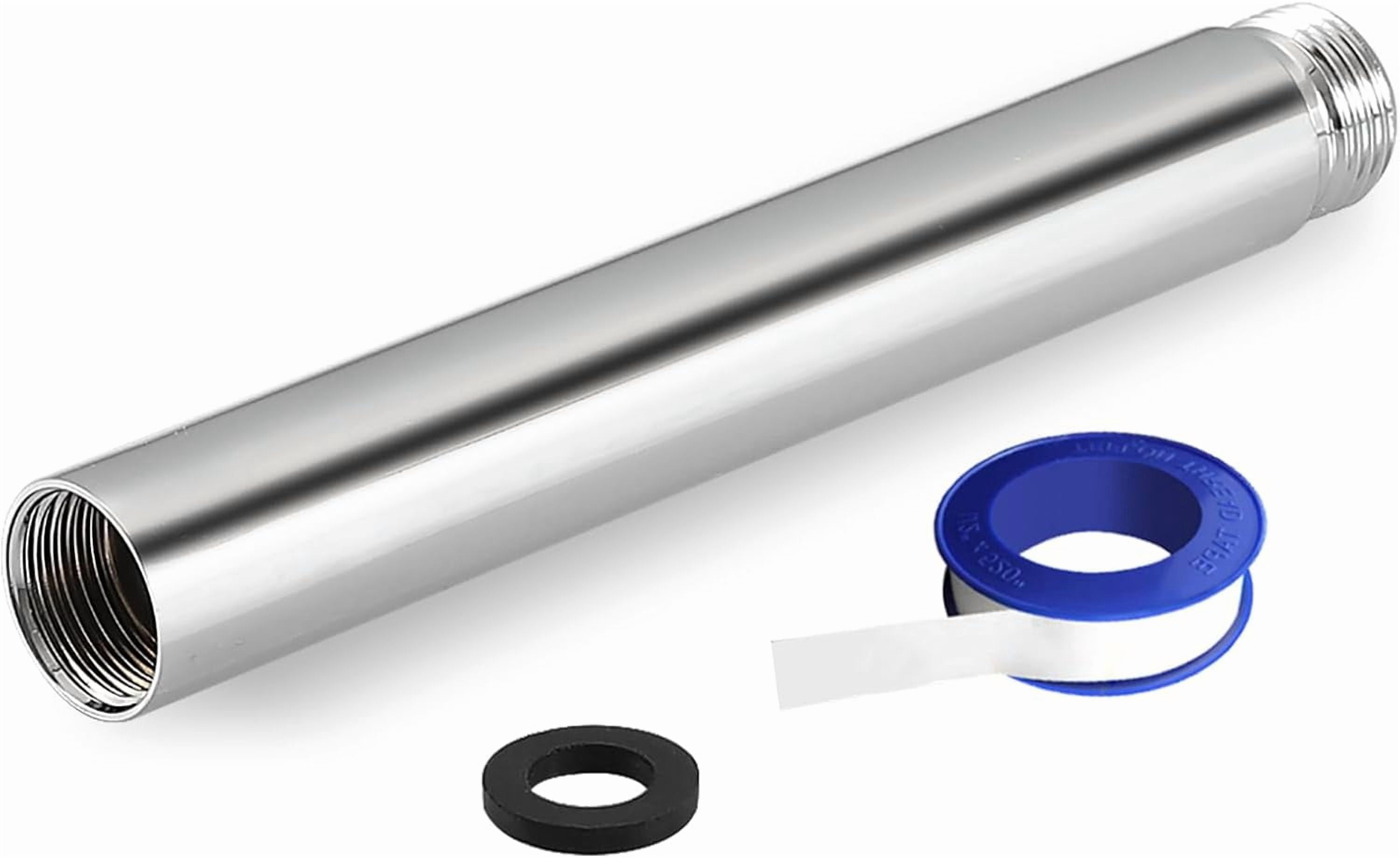 Shower Extension Arm, Solid Stainless Steel Shower Pipe Extension with ...