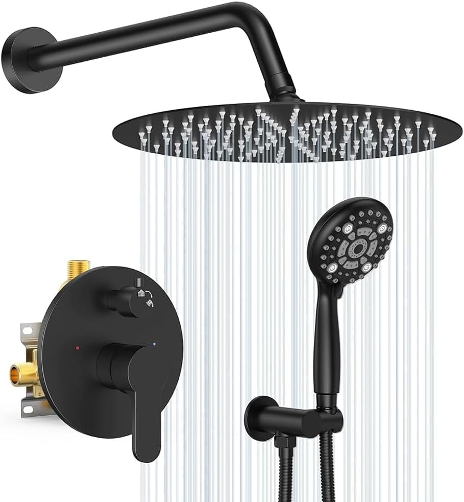Shower Faucet - 12 Inch Multifunctional High Pressure Shower Head ...