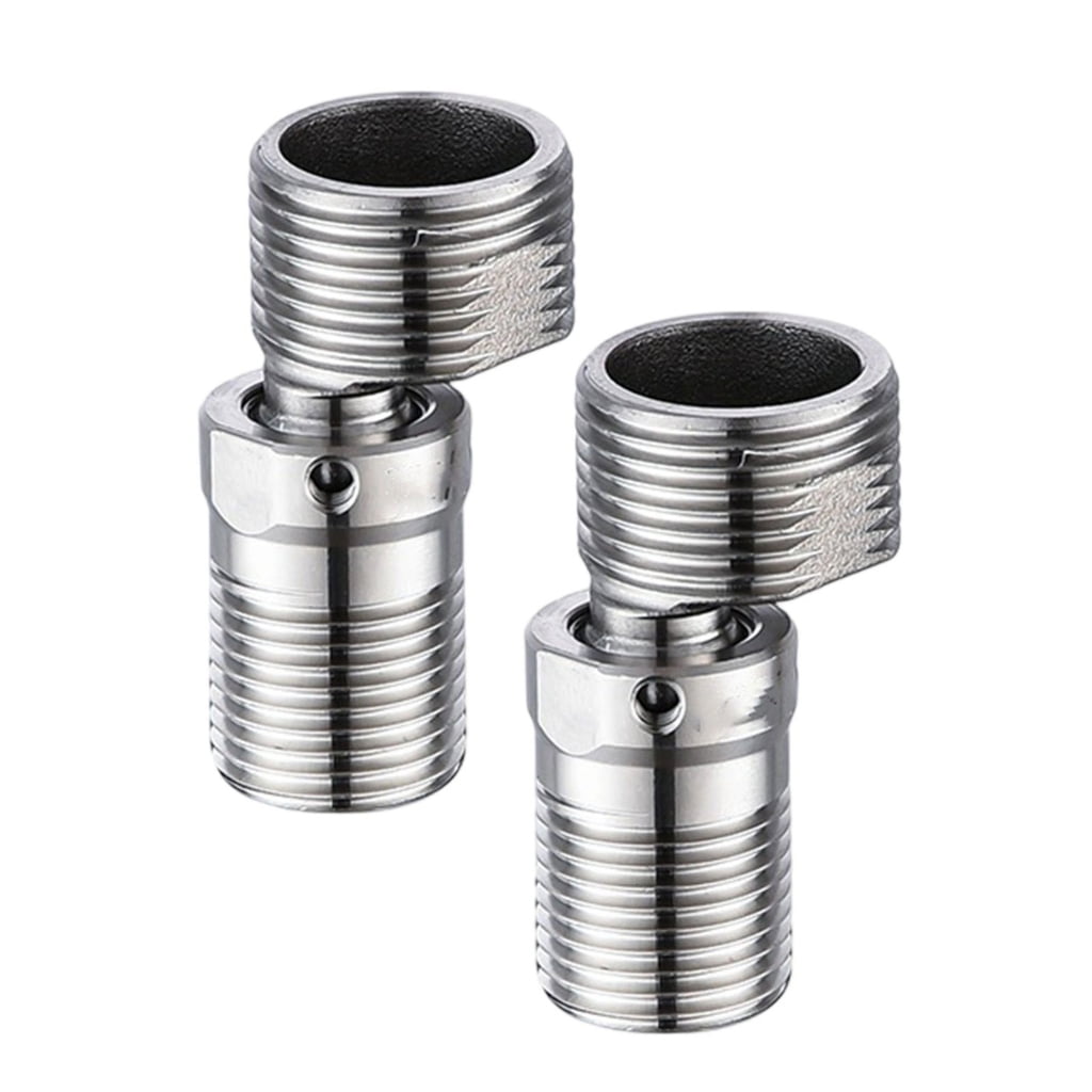 Shower Faucet Adapters 360 Rotating Angle Adjustment Angled Curved Foot ...