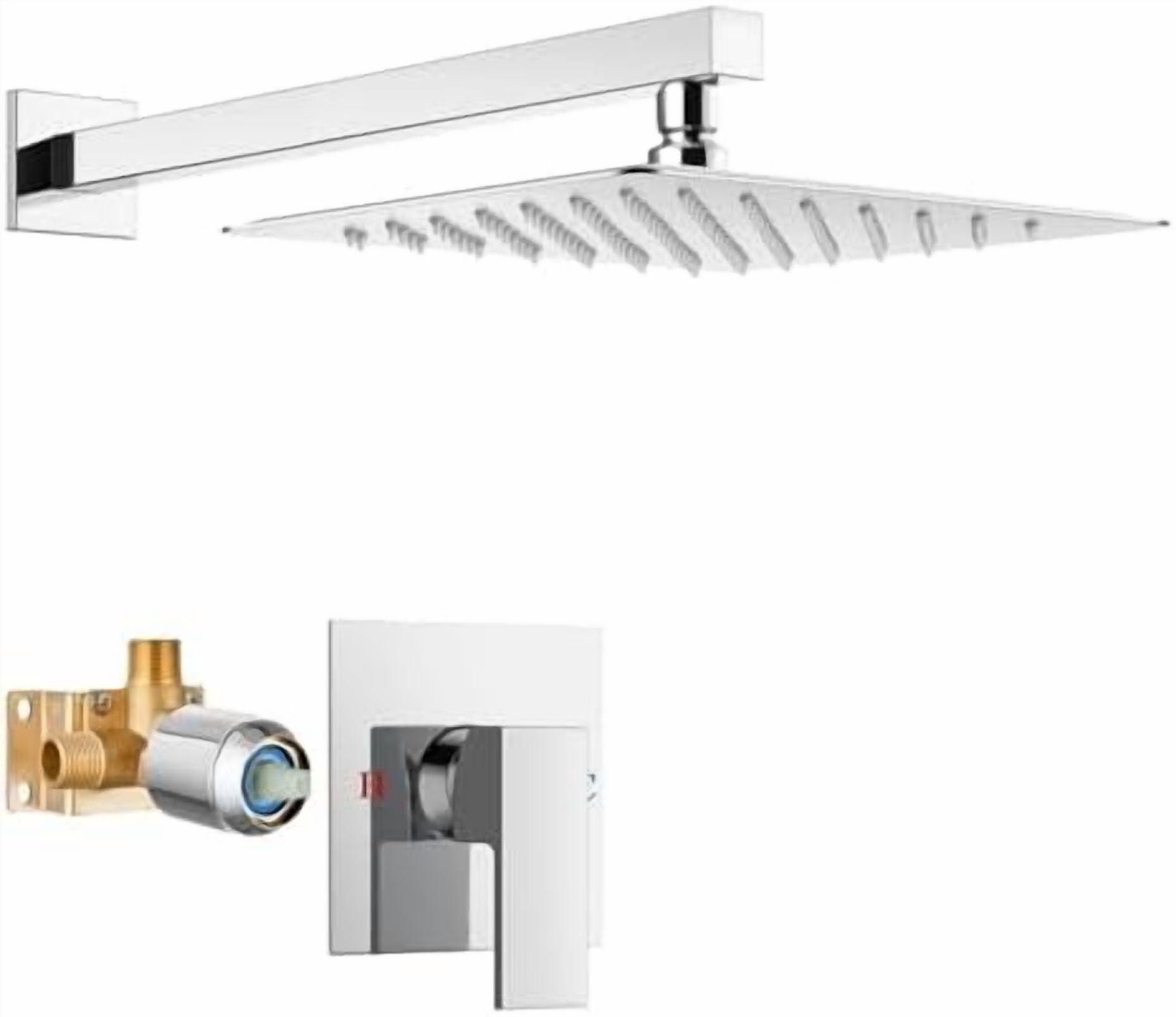 Shower Faucet Set Bathroom Rain Shower System SUS304 Stainless Steel ...