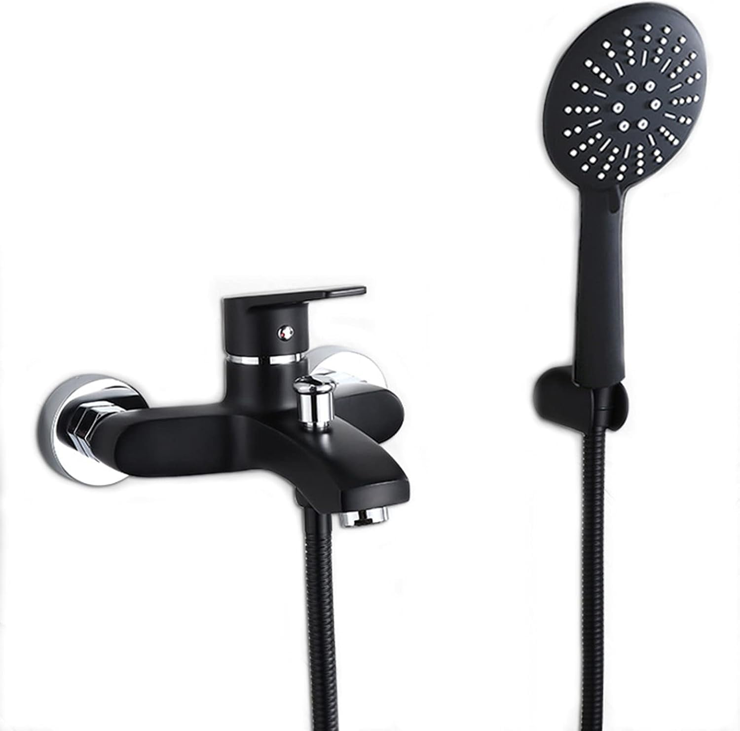 Shower Faucet Set, Copper Single Handle Hot and Cold Water Mixer Tap ...