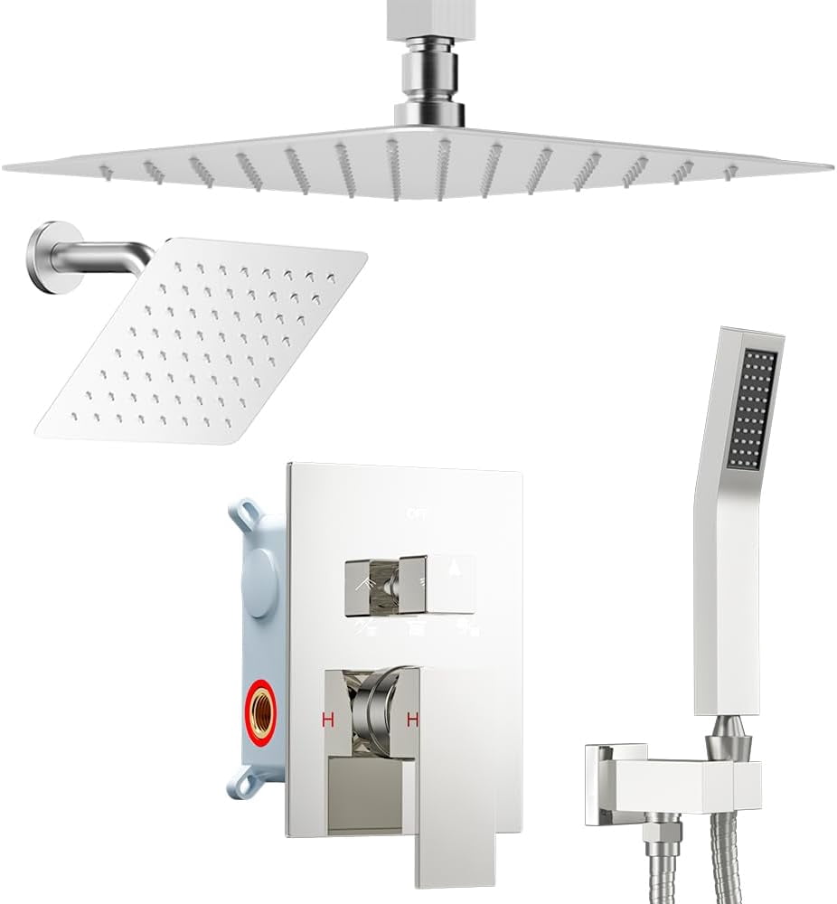 Shower Faucet Set Shower Systems Way Shower Faucet with in Handheld ...