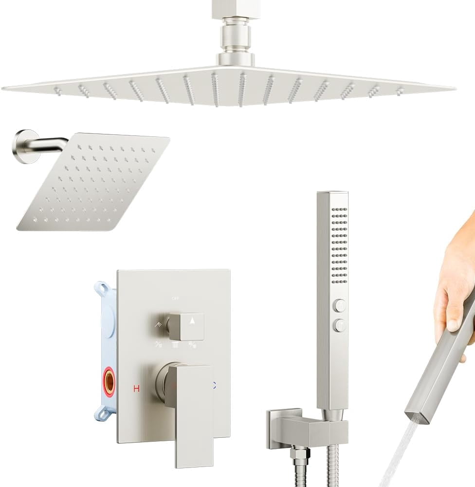 Shower Faucet Set Shower Systems Way Shower Faucet with in Handheld ...