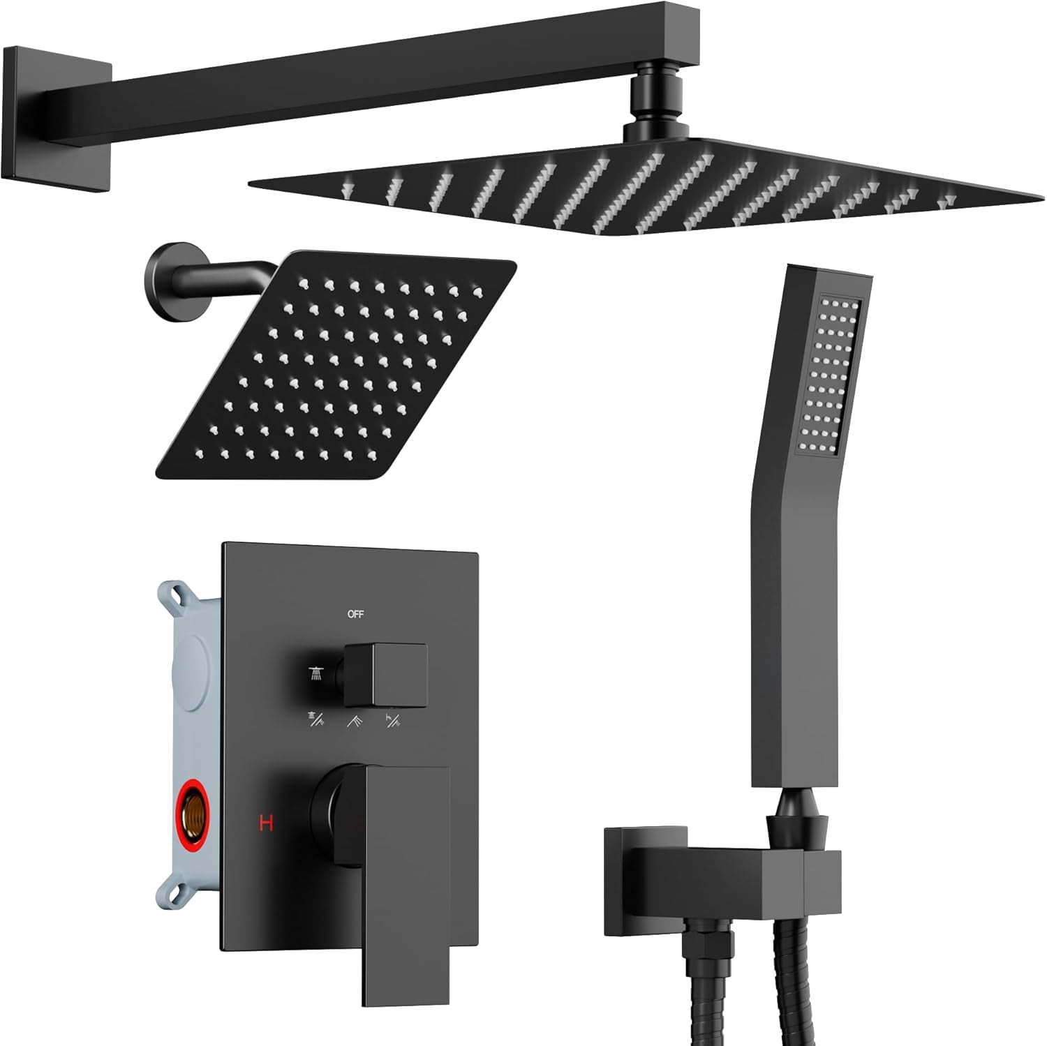 Shower Faucet Set Shower Systems Way Shower Faucet with in Handheld ...