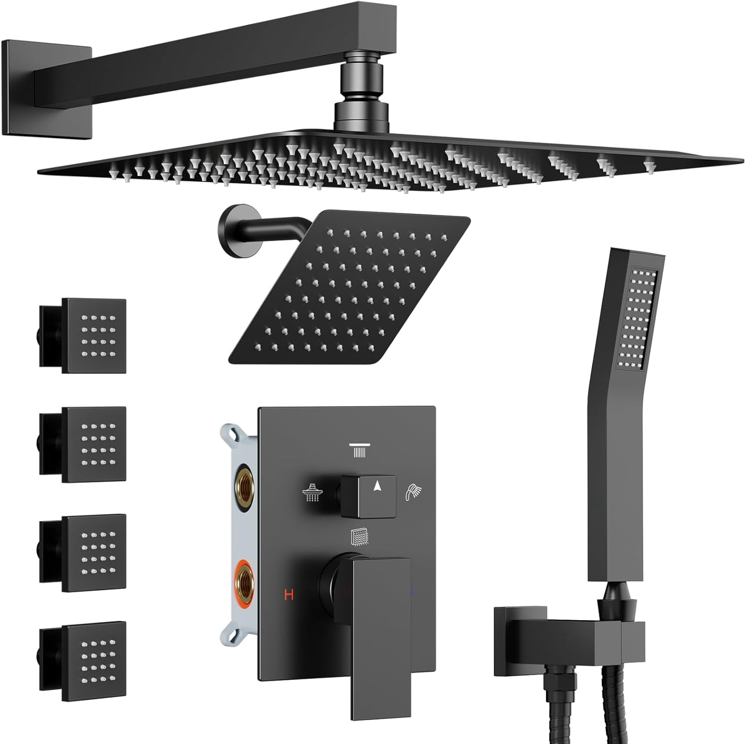 Shower Faucet Set Shower Systems Way Shower Faucet with in Handheld ...