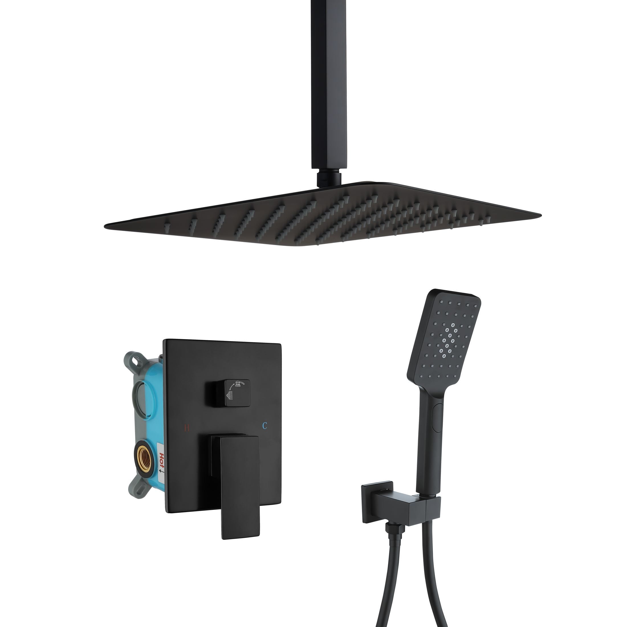 Shower Faucet Set System Ceiling Shower Faucets Sets Complet With Rough ...