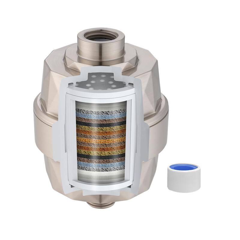 Shower Filter for Hard Water, High Output Shower Head Filter to Remove ...