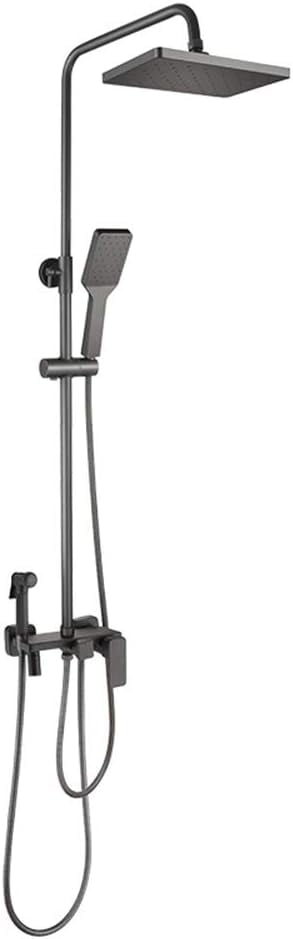 Shower Fixture, Multifunction Mixer Shower System Set with Overhead ...
