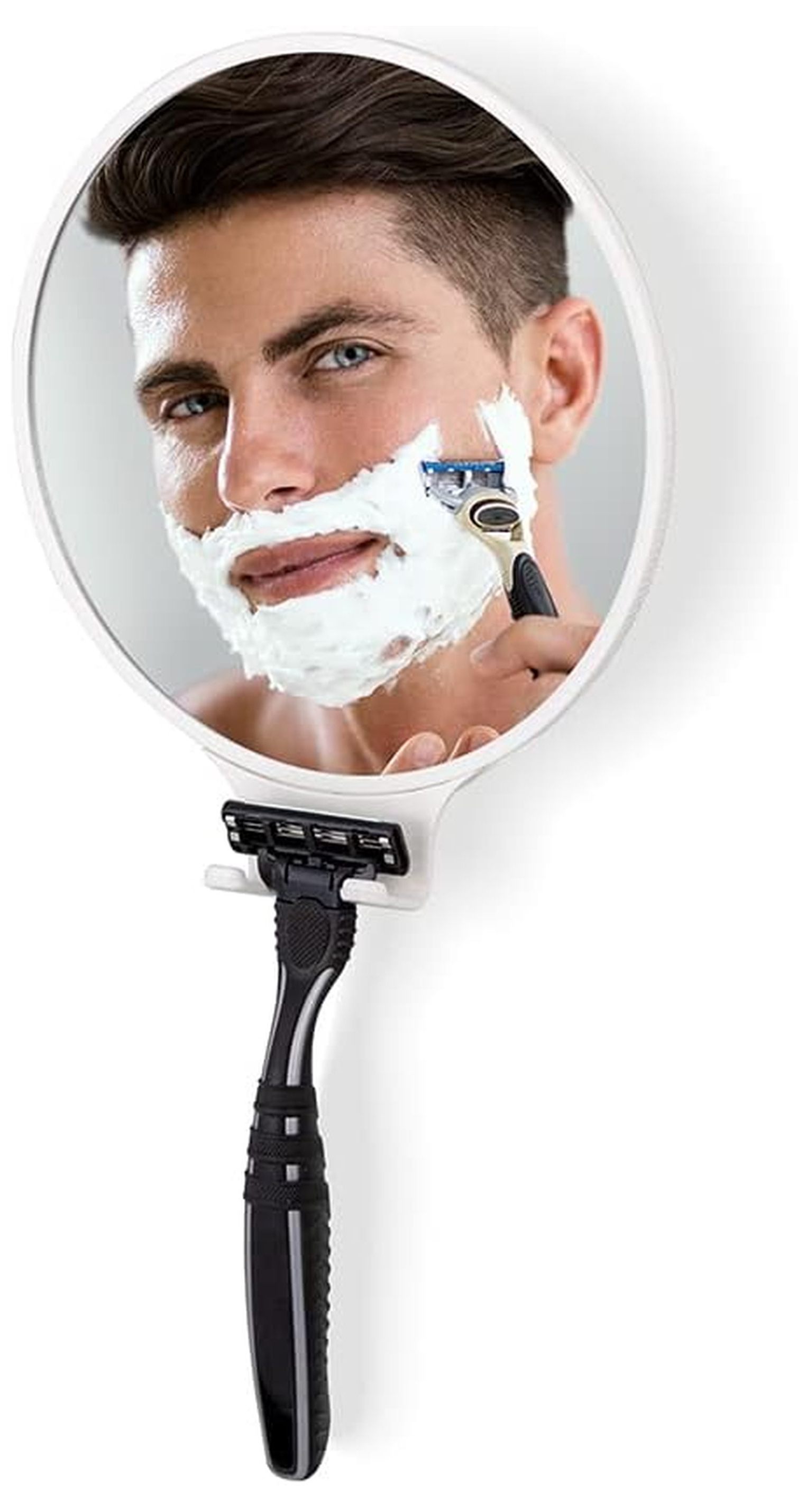 Shower Fogless Mirror 2X Shaving Mirror Shower Mirror with Razor Holder ...