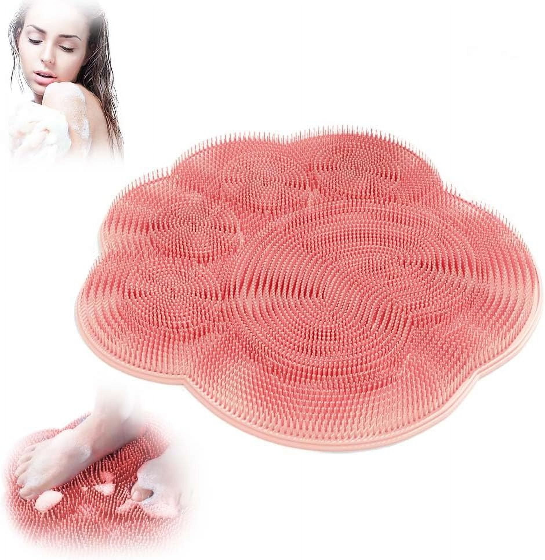 Shower Foot & Back Scrubber Massage Pad, 2025 Upgraded Foot Back ...