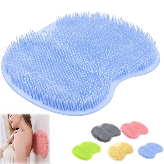Shower Foot & Back Scrubber Mat for Shower, Non-Slip Foot Massager Spa ...