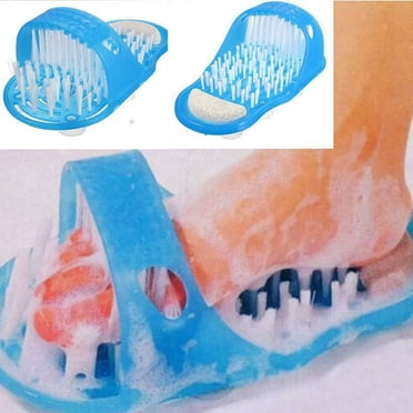 2 Shower Foot Scrubber Cleaner Sandal, Non Slip Suction Cup - Bath Shoe ...