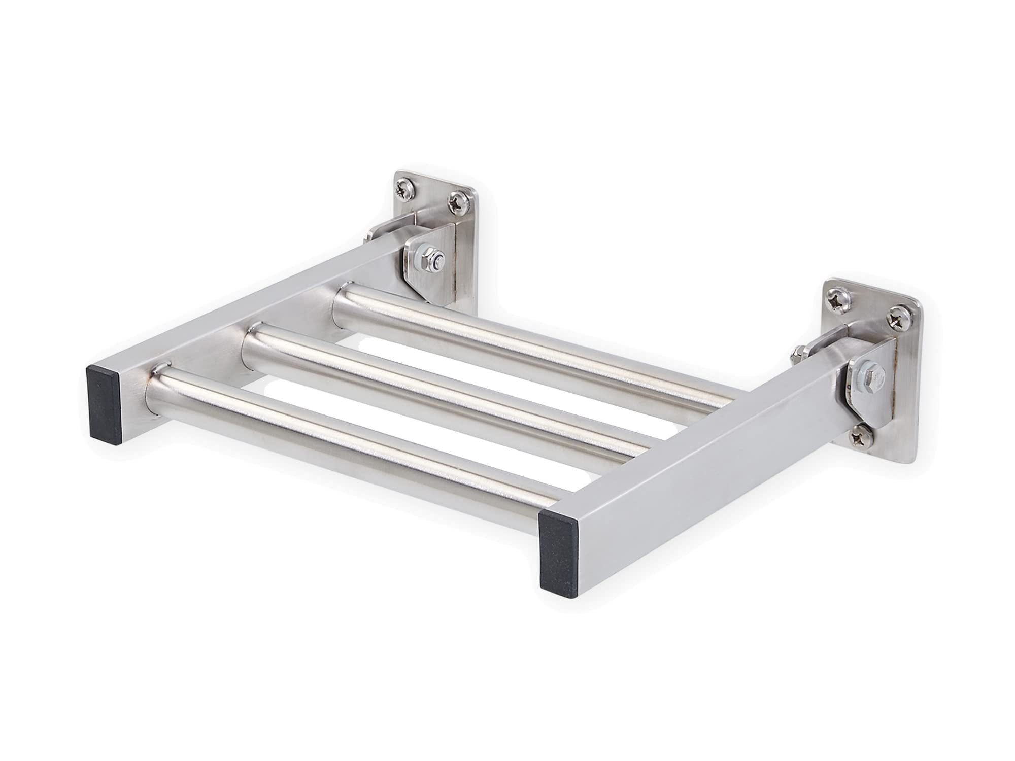 Shower Foot Rest and Shaving Pedestal - Wall Mount Folding Shower Ledge ...