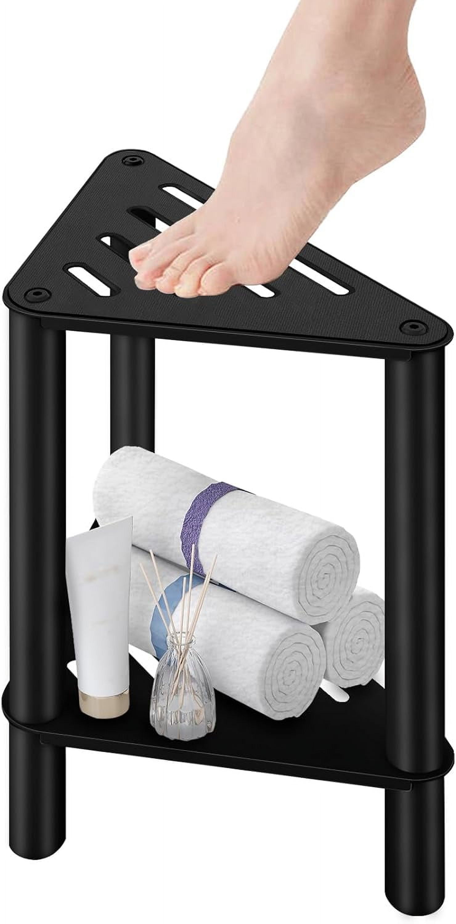 Shower Foot Rest, Shower Stool for Inside Shower, Stainless Steel ...