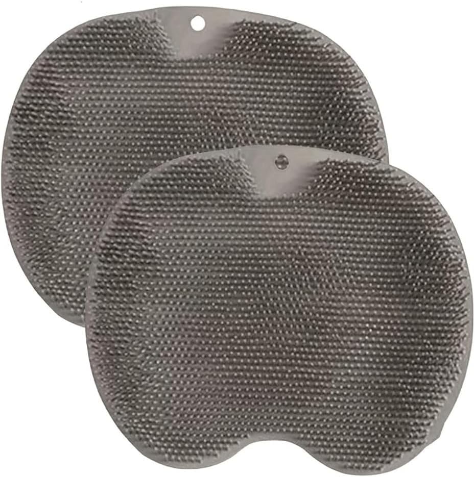 Shower Foot Scrubber, Wall Mounted Bath Massage Pad, Back Scrubber Back ...