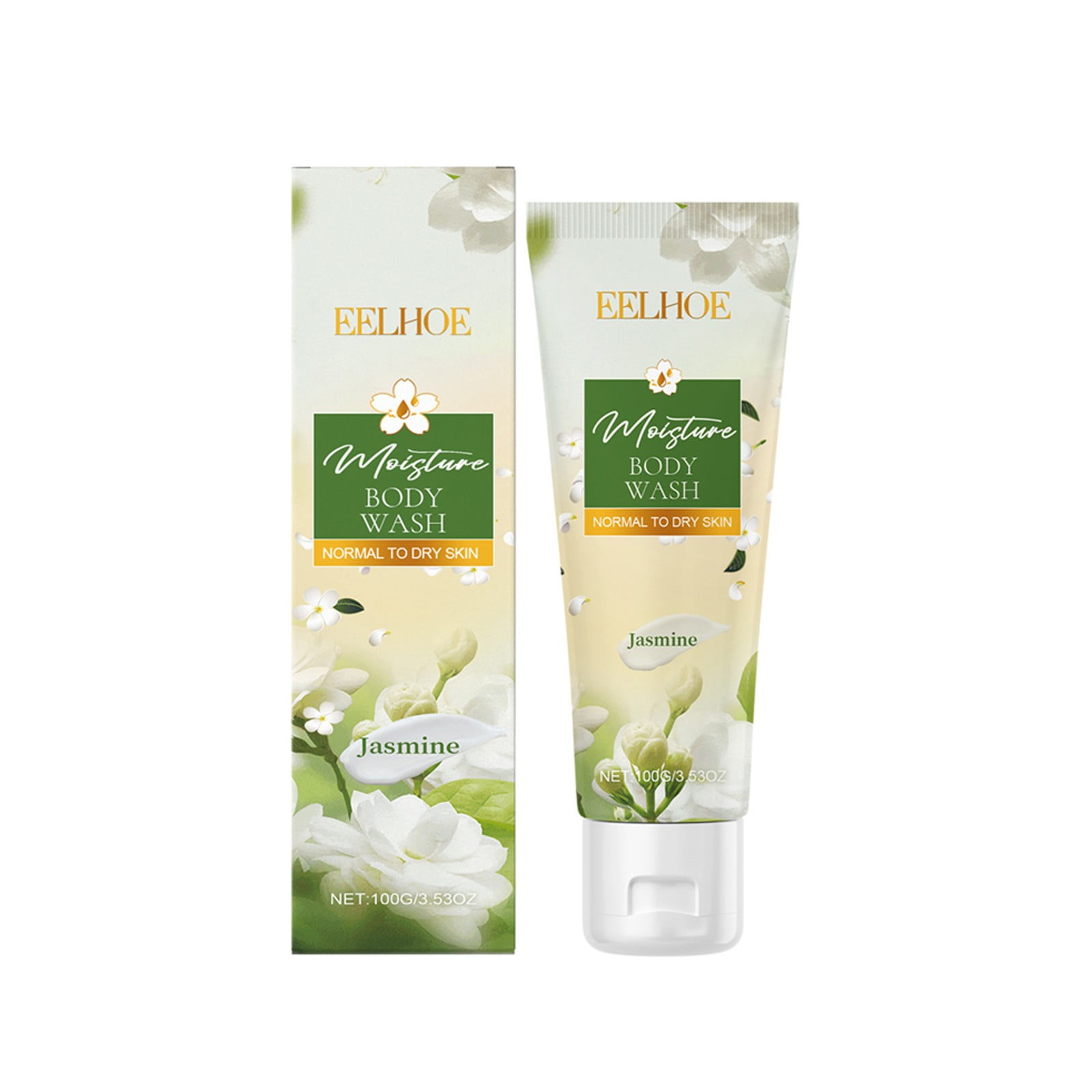 Shower Gel, Jasmine Scent, Hydrating Formula, Gentle Cleansing, for ...