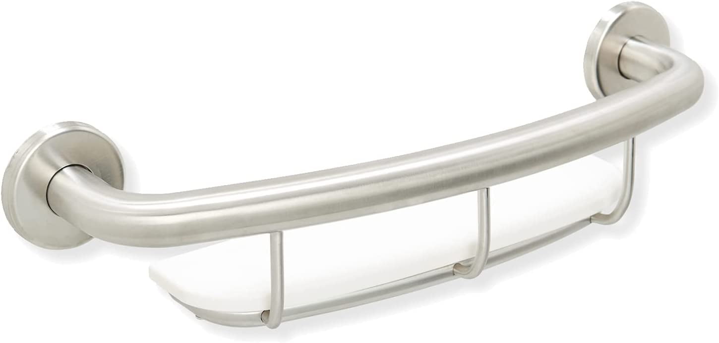 Shower Grab Bar & Shelf - Stand Assist for Adults Seniors Disabled ...