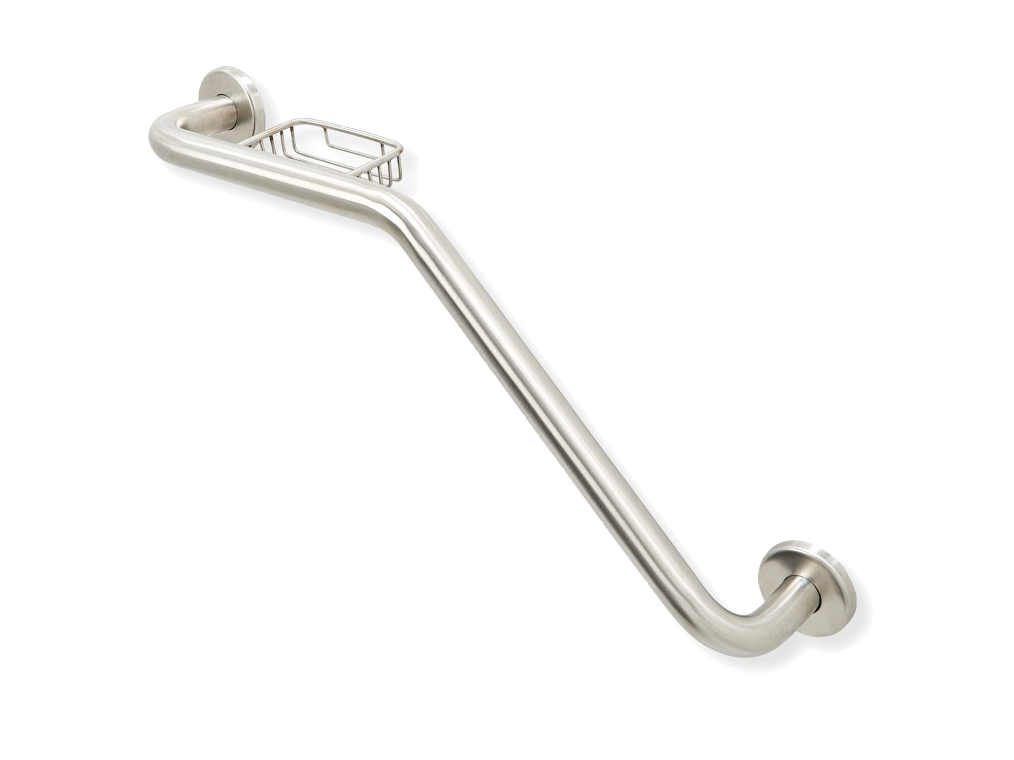 Shower Grab Bar & Soap Dish - Stand Assist for Elderly Handicap ...