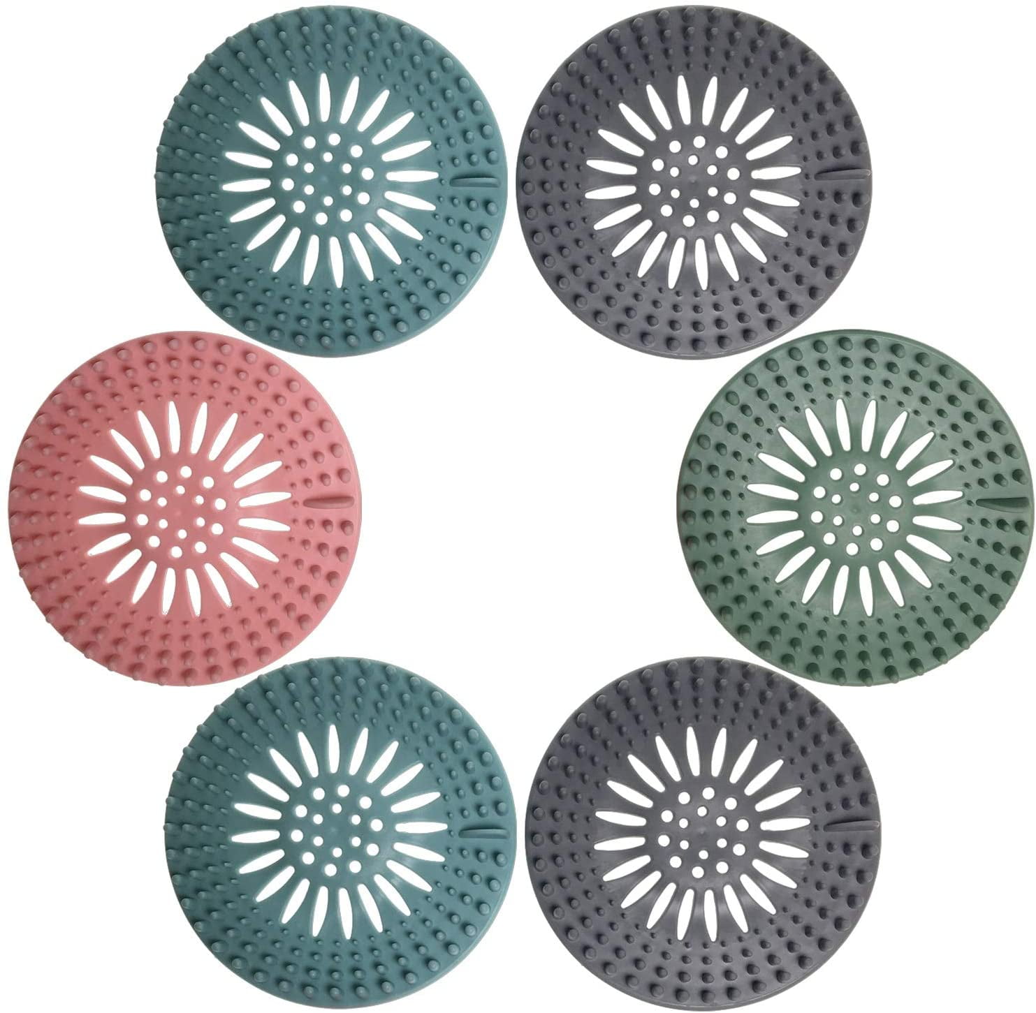 Shower Hair Drain Catcher Bathtub Silicon Tub Hair Catcher Universal ...