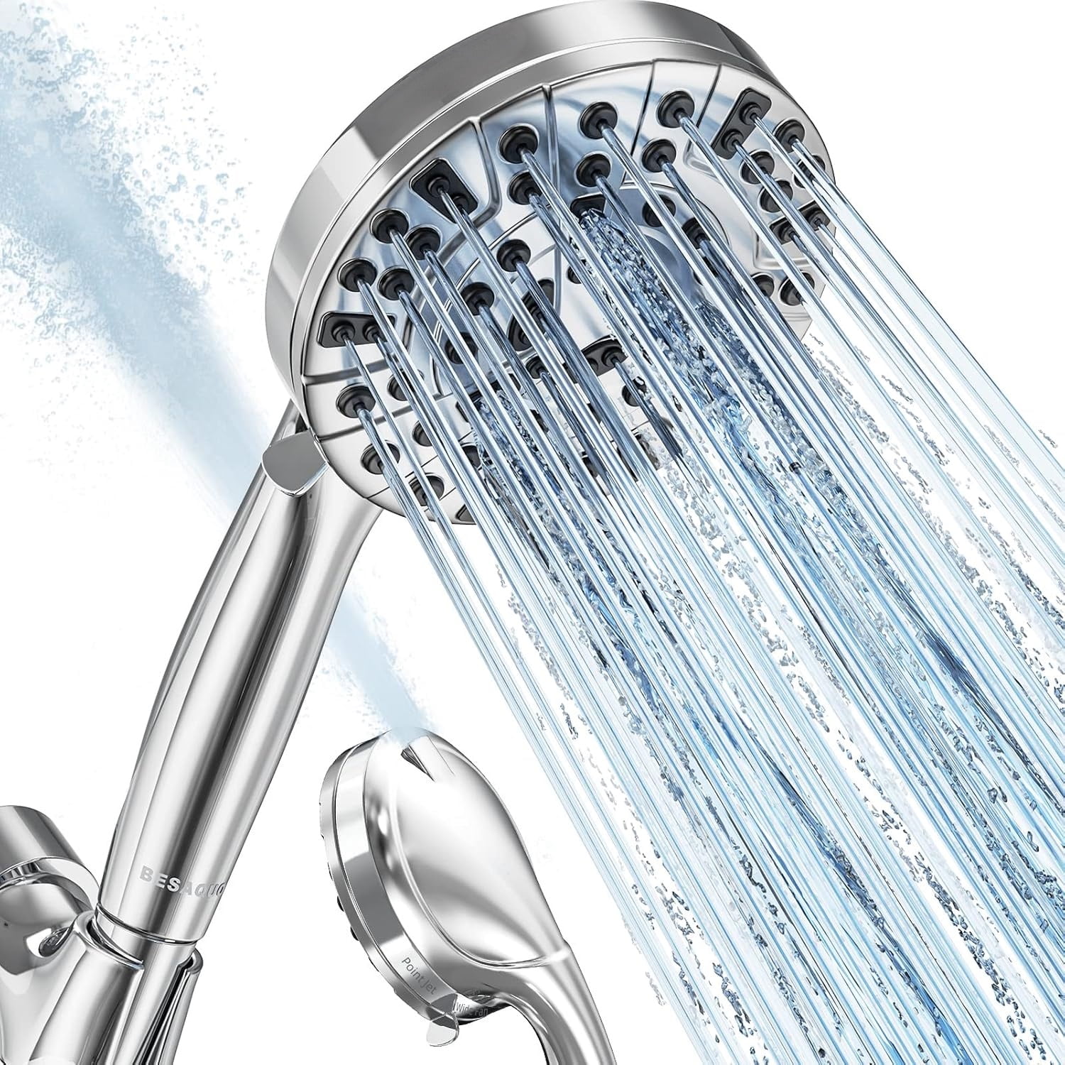 Shower Head,10 Functions High Pressure shower head with handheld, Built ...