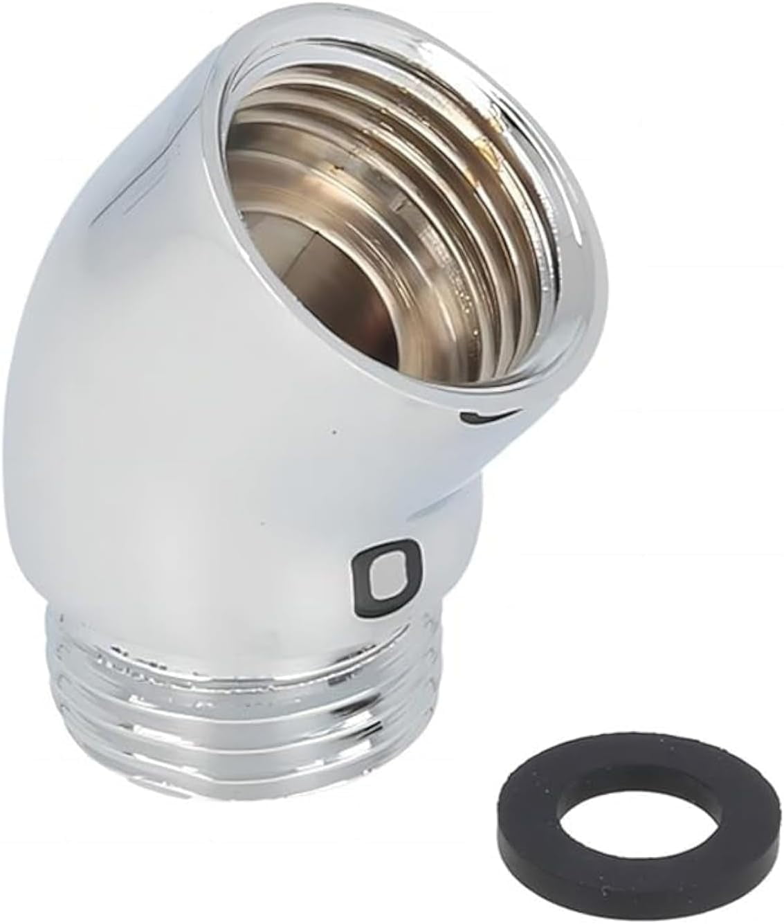 Shower Head Adapter,Solid Brass 135 Degree Elbow Adapter,G1/2" Showers ...