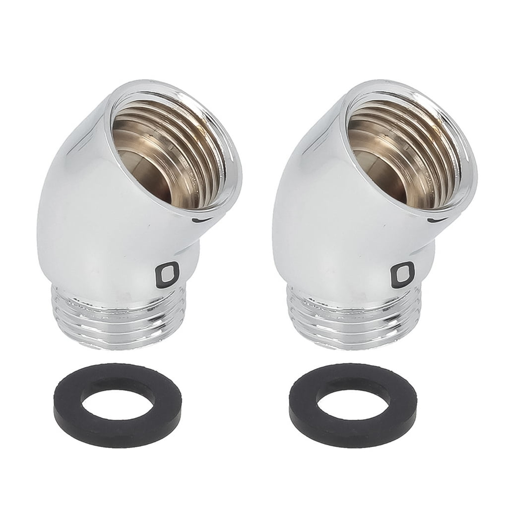 Shower Head Angles Adapter with Sealing Rings 145 Degree Shower Hose ...