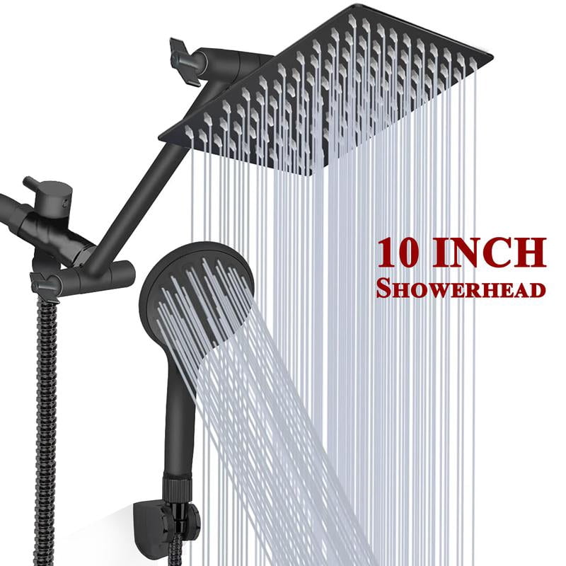 Shower Head Combo 8 Inch High Pressure Rain Shower Head With 11 Inch ...