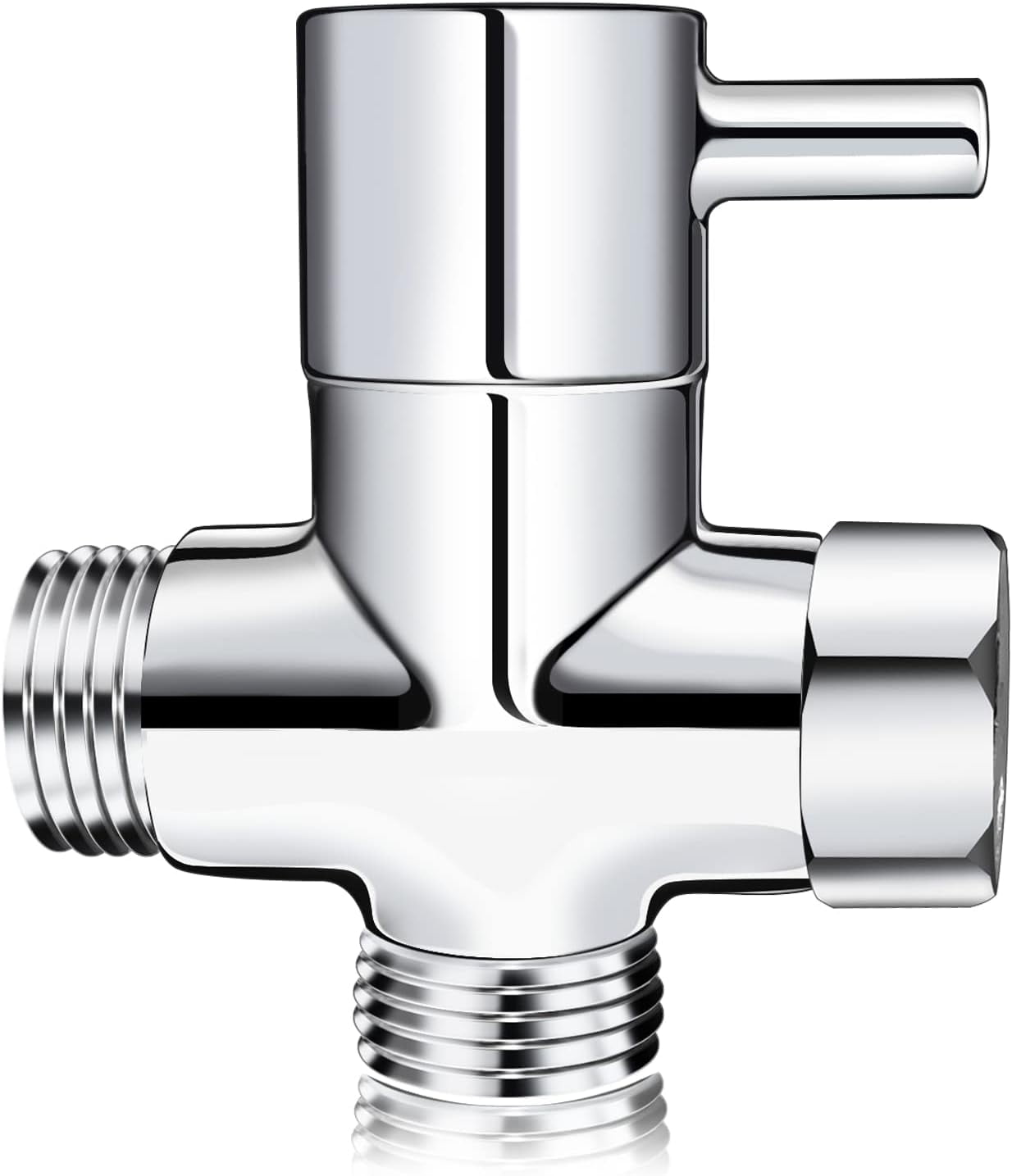 Shower Head Diverter Valve, G1/2" Shower Arm Diverter, 3-Way Universal ...
