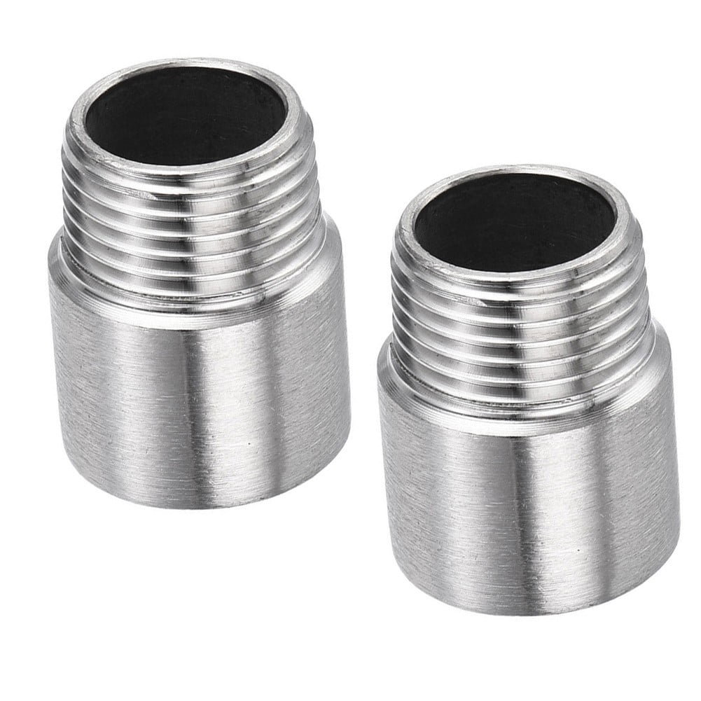 Shower Head Extension 2 Pack 304 Stainless Steel G1/2 Male To Female ...