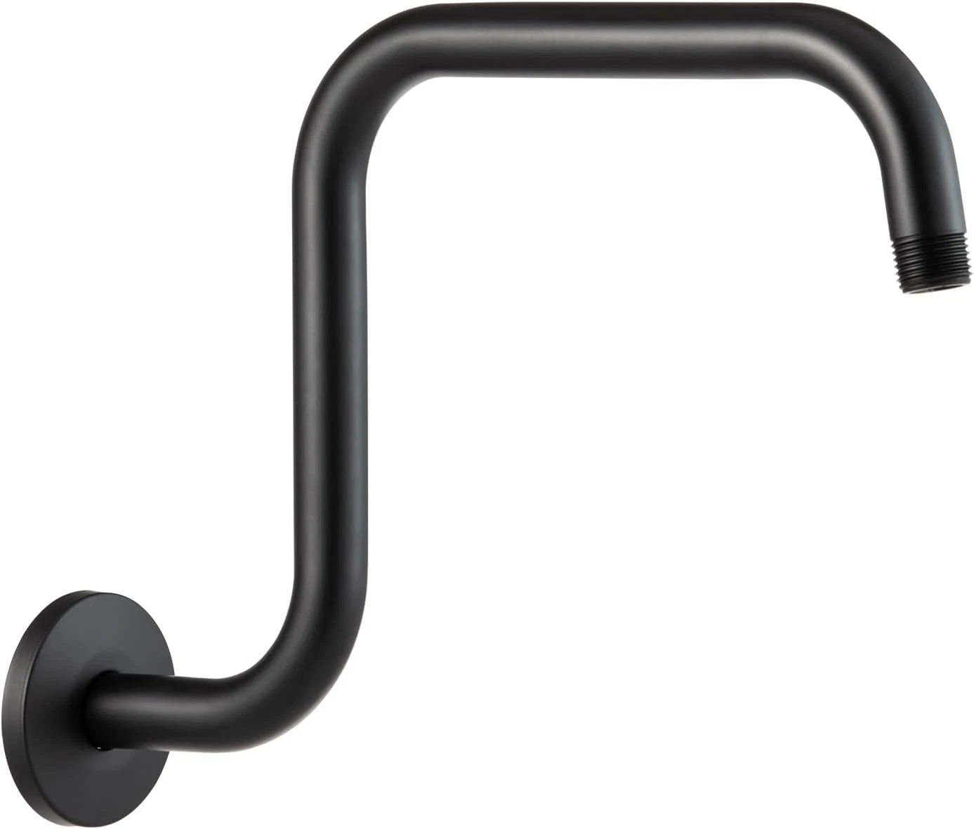 Shower Head Extension Arm 13 Inch, S Shaped High Rise Extender with ...