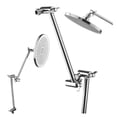 Shower Head Extension Arm 16 Inch, Brass Adjustable Shower Arm Extender ...