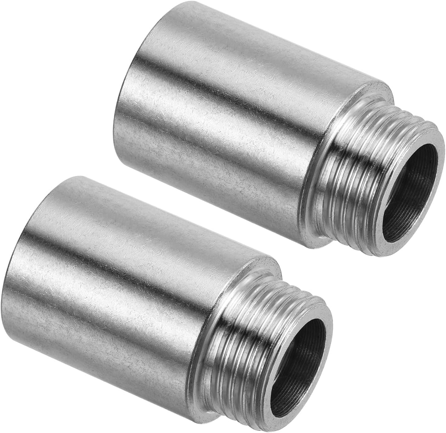 Shower Head Extension Arm, 2 Pack Stainless Steel G1/2 Male to Female ...