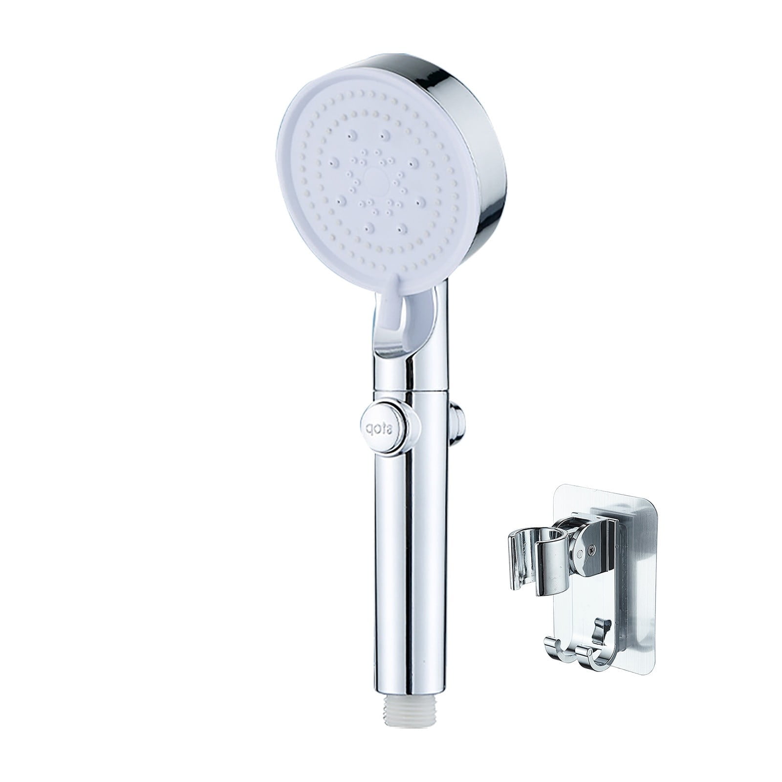 Shower Head + Fixing Bracket B,Handheld Detachable Showers Heads Filter ...