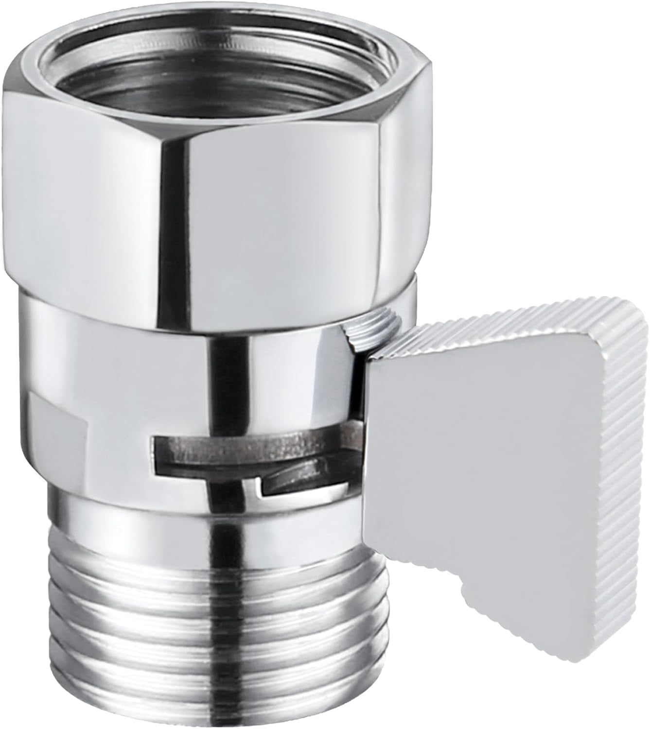 Shower Head Flow Control Valve, Solid Brass Water Flow Regulator with ...