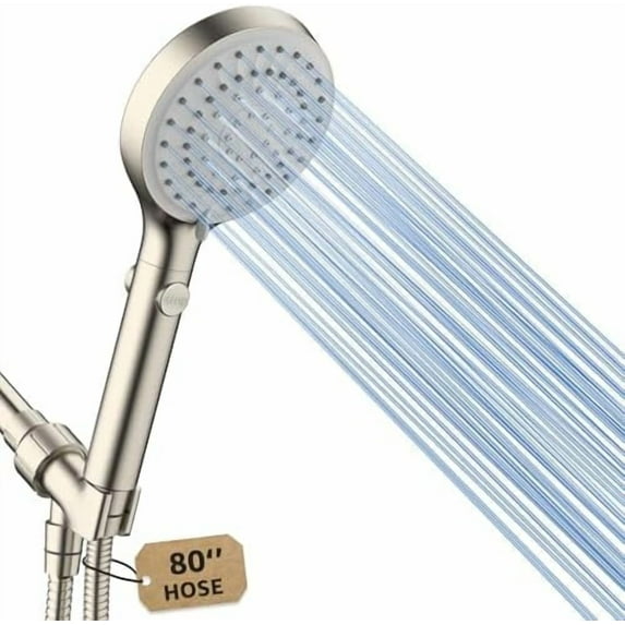 Shower Head with Handheld, High Pressure Handheld Shower Head with 80 ...