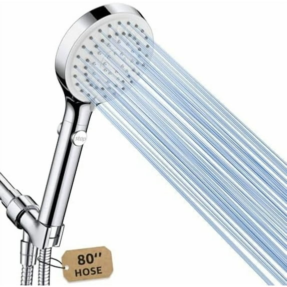 Shower Head with Handheld, High Pressure Handheld Shower Head with 80 ...