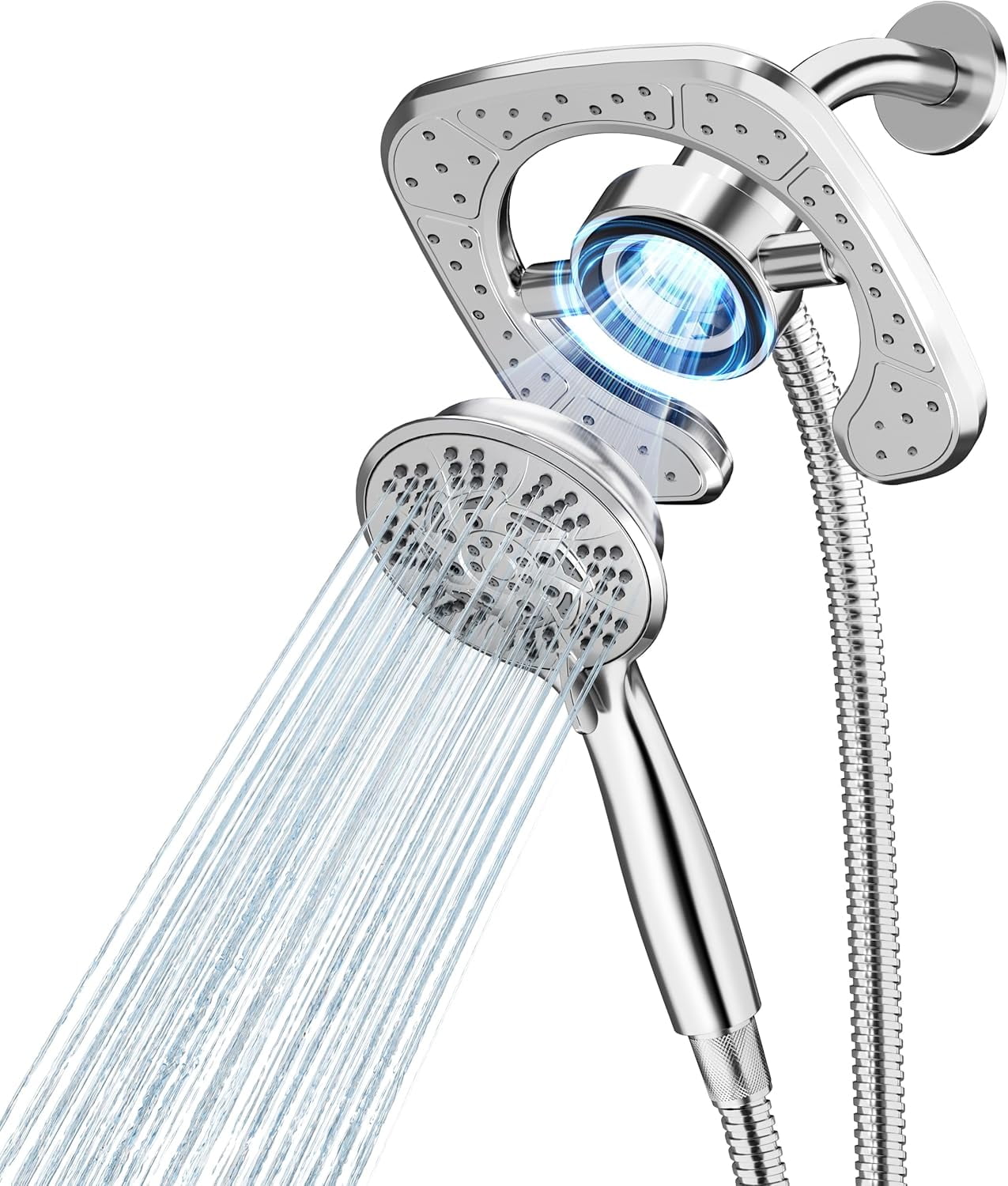 Shower Head Handheld Spray Combo 10 Mode Spray Settings Magnetic ...